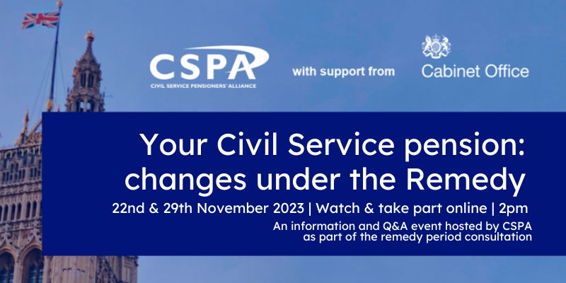 Changes to Civil Service Pensions: 2015 Remedy Join our CSPA and ...